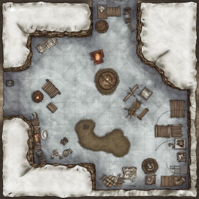 10 Gridless Hideout Battle Maps | VTT Pack for Dnd, Pathfinder & Ttrpgs ...