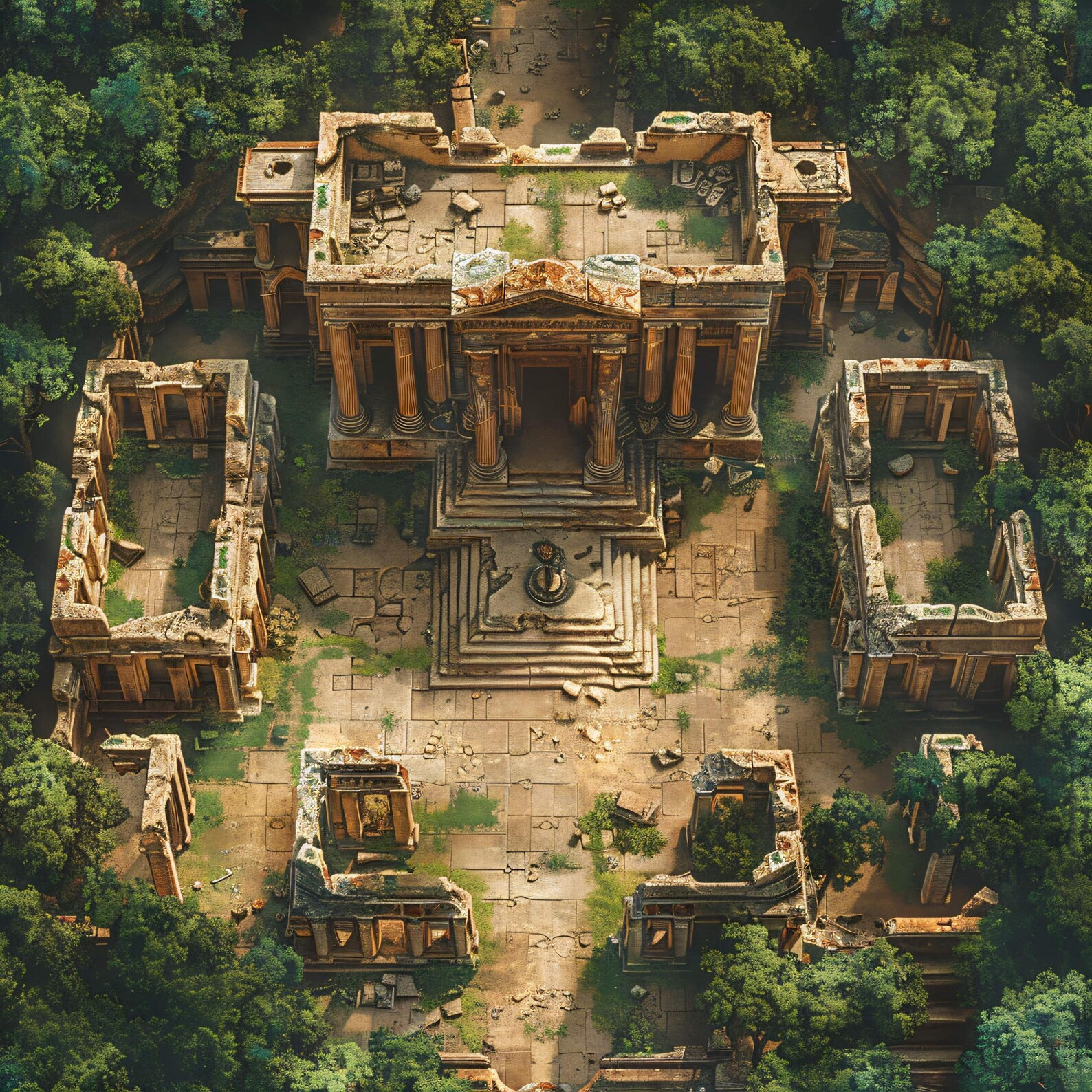 10 Archeology Battlemaps, Dnd Battle Map, Pathfinder, D&D, Dungeons and ...