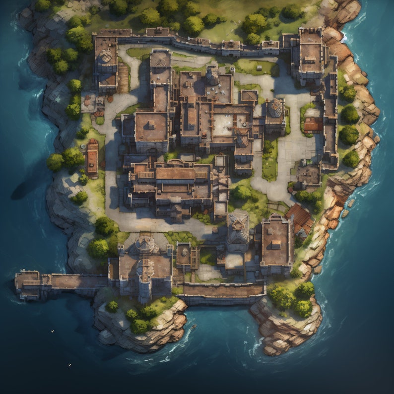 10 River Keep Battle Maps Dnd Battle Map Pathfinder D&D - Etsy Canada