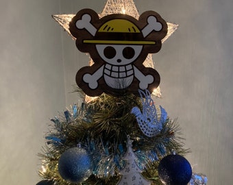 One Piece Anime Tree Topper - Etsy