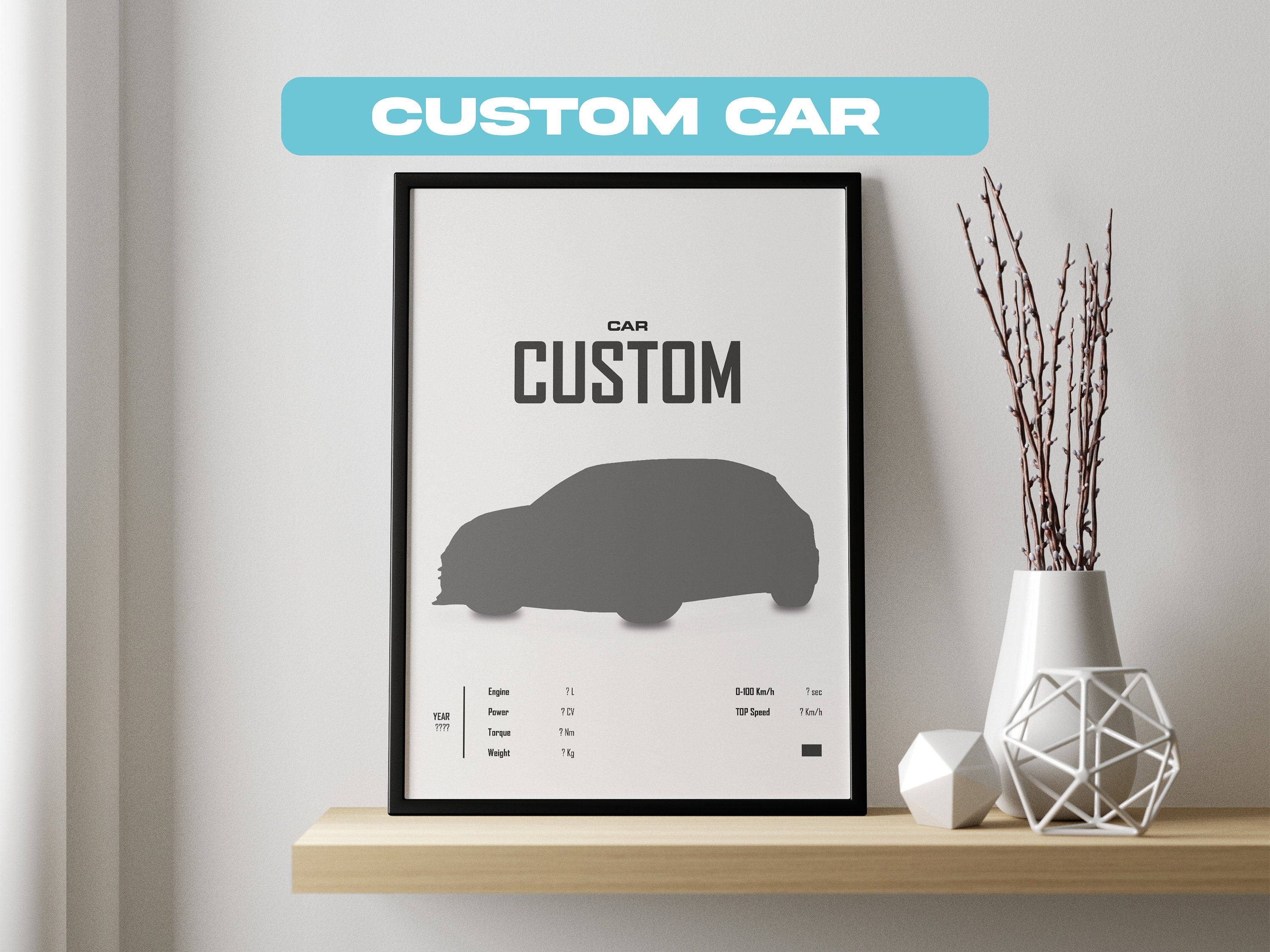 PRINTABLE Custom Car Print Sport Bikes for a Car Enthusiast - Etsy