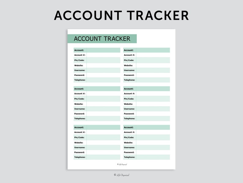 Account Tracker - Etsy