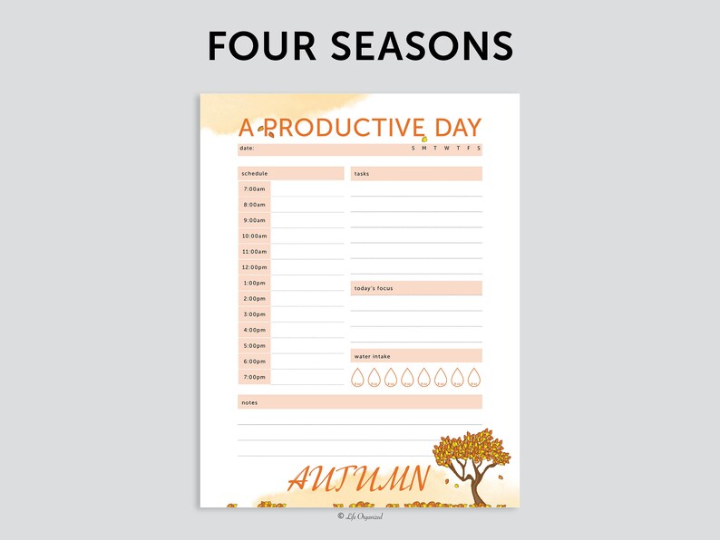 Seasonal Planner and to Do List - Etsy