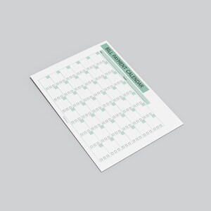 Bill Payments Calendar - Etsy