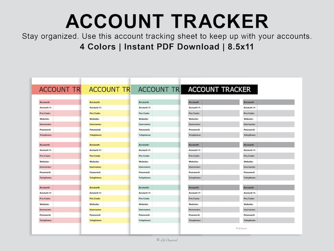 Account Tracker - Etsy