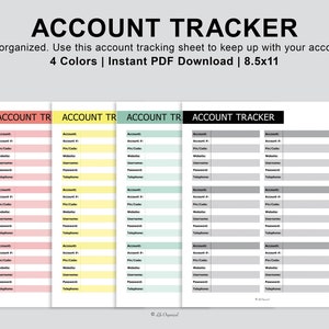 Account Tracker - Etsy