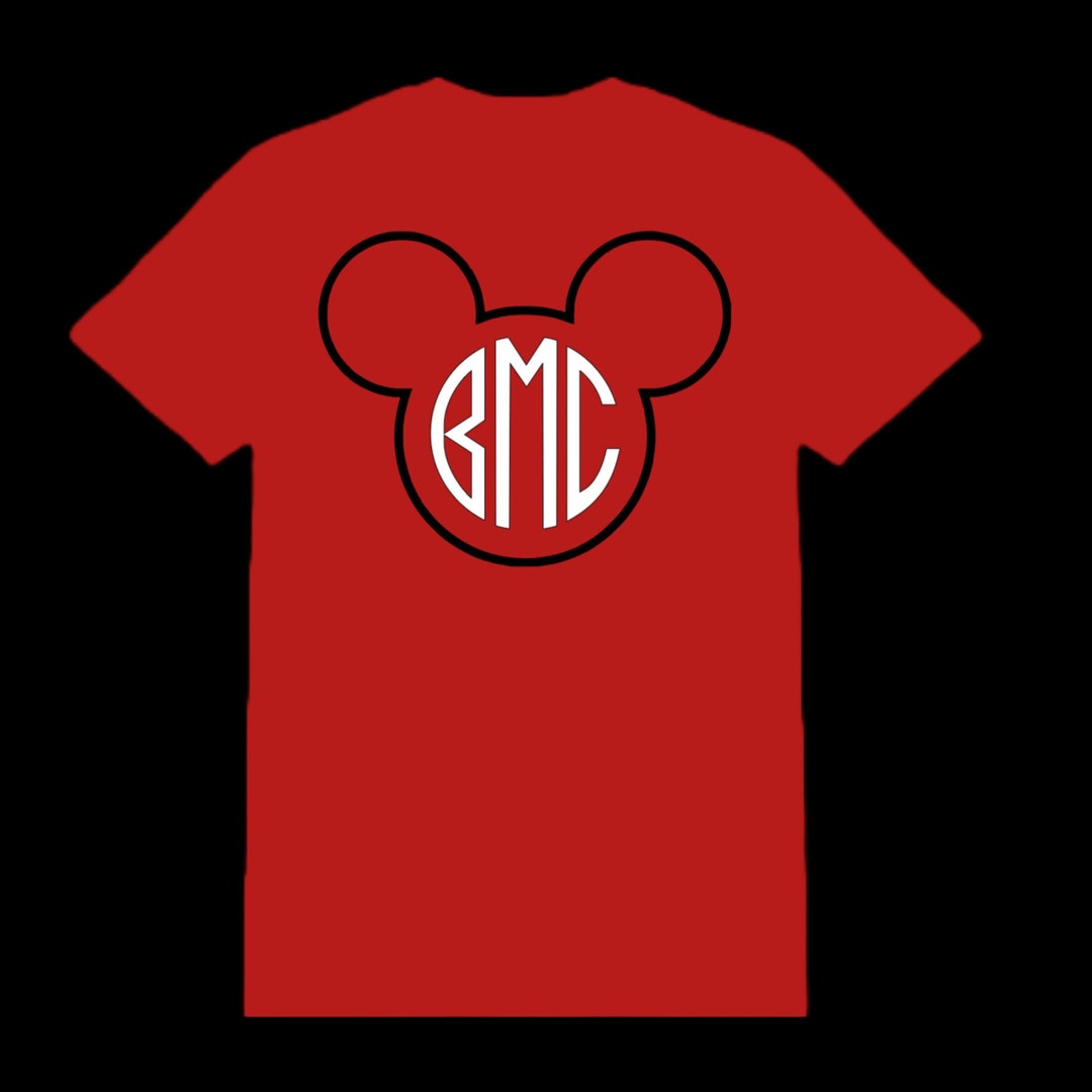 Mickey Mouse Monogram Tee / Disney World Trip / Disney Vacation ...