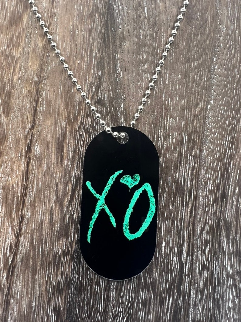 The Weeknd XO Chain XOTWOD Oxcy Kissland Double Sided Green - Etsy