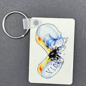Slim Shady Keychain Eminem Marshall Mathers Vicodin Hi My Name Is - Etsy
