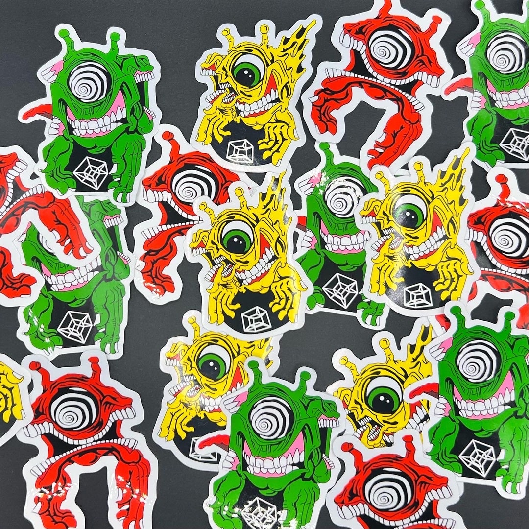 Subtronics Cyclops Army Sticker Pack Rave Dubstep EDM Bass Music DJ - Etsy
