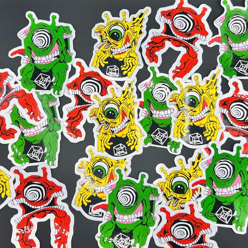 Subtronics Cyclops Army Sticker Pack Rave Dubstep EDM Bass Music DJ - Etsy