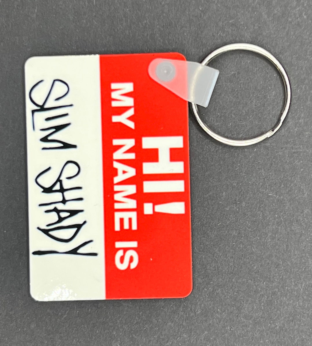 Slim Shady Keychain Eminem Marshall Mathers Vicodin Hi My Name Is - Etsy