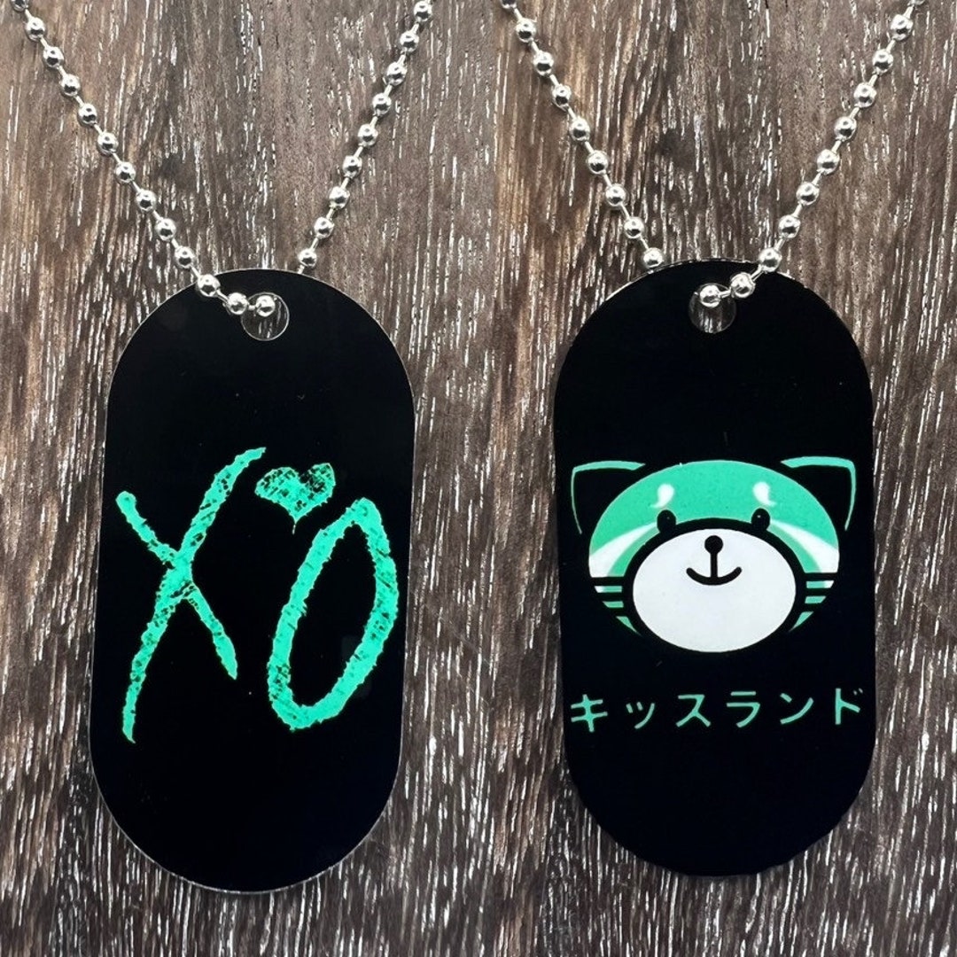 The Weeknd XO Chain XOTWOD Oxcy Kissland Double Sided Green - Etsy