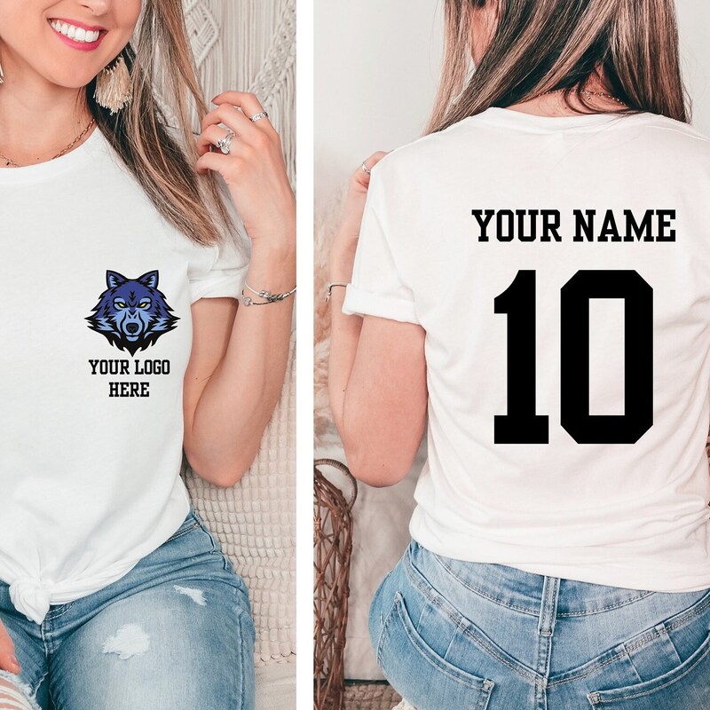 Custom Football Shirt - Etsy