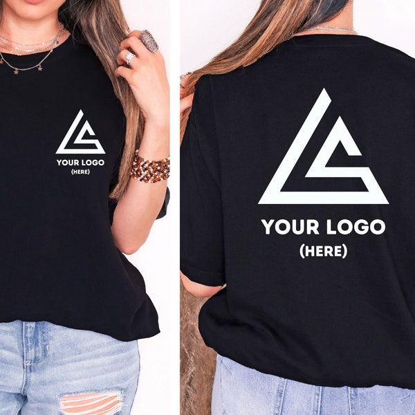 Custom Logo T Shirts - Etsy