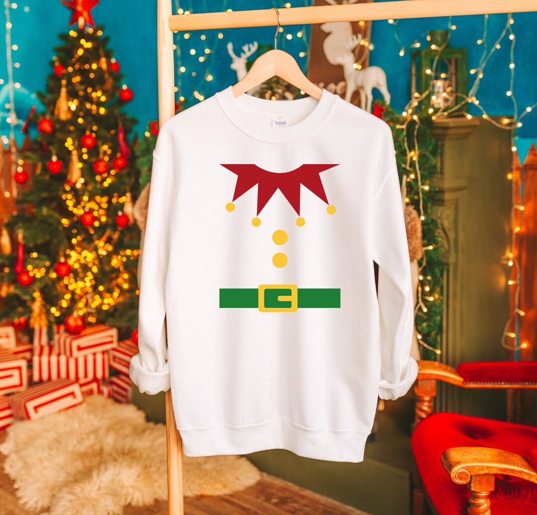Christmas Custom Elf Sweatshirt, Christmas Matching Hoodie, Santa Claus ...