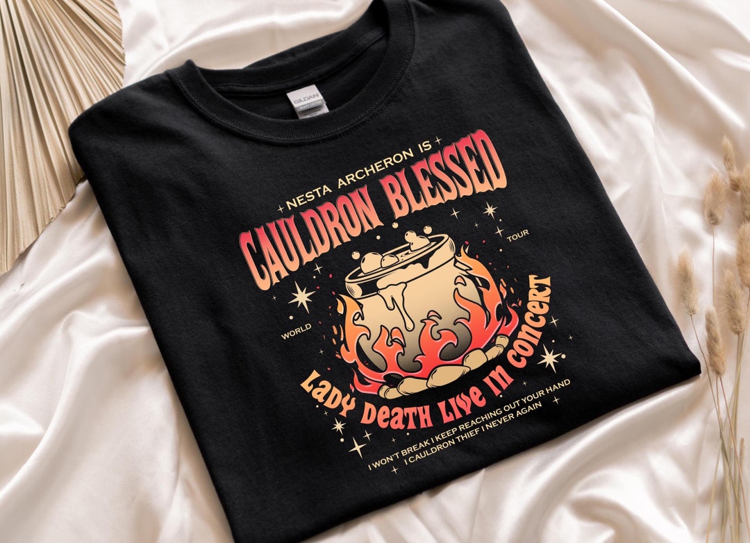 Nesta Archeron is Cauldron Blessed Lady Death Live in Concert Shirt, I ...