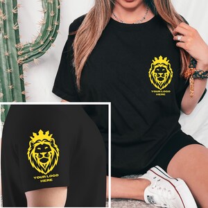 Custom Compony Logo Shirt, Custom Logo Arm and Pocket Print Shirt ...