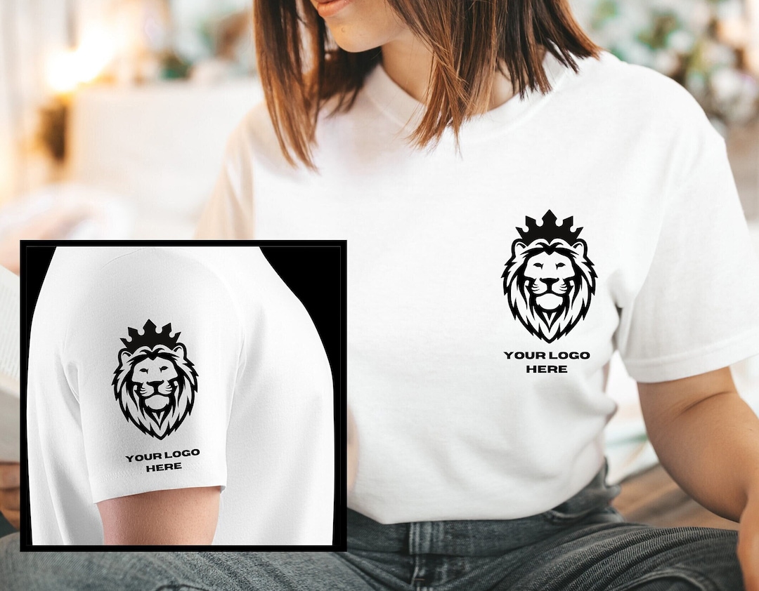 Custom Compony Logo Shirt, Custom Logo Arm and Pocket Print Shirt ...