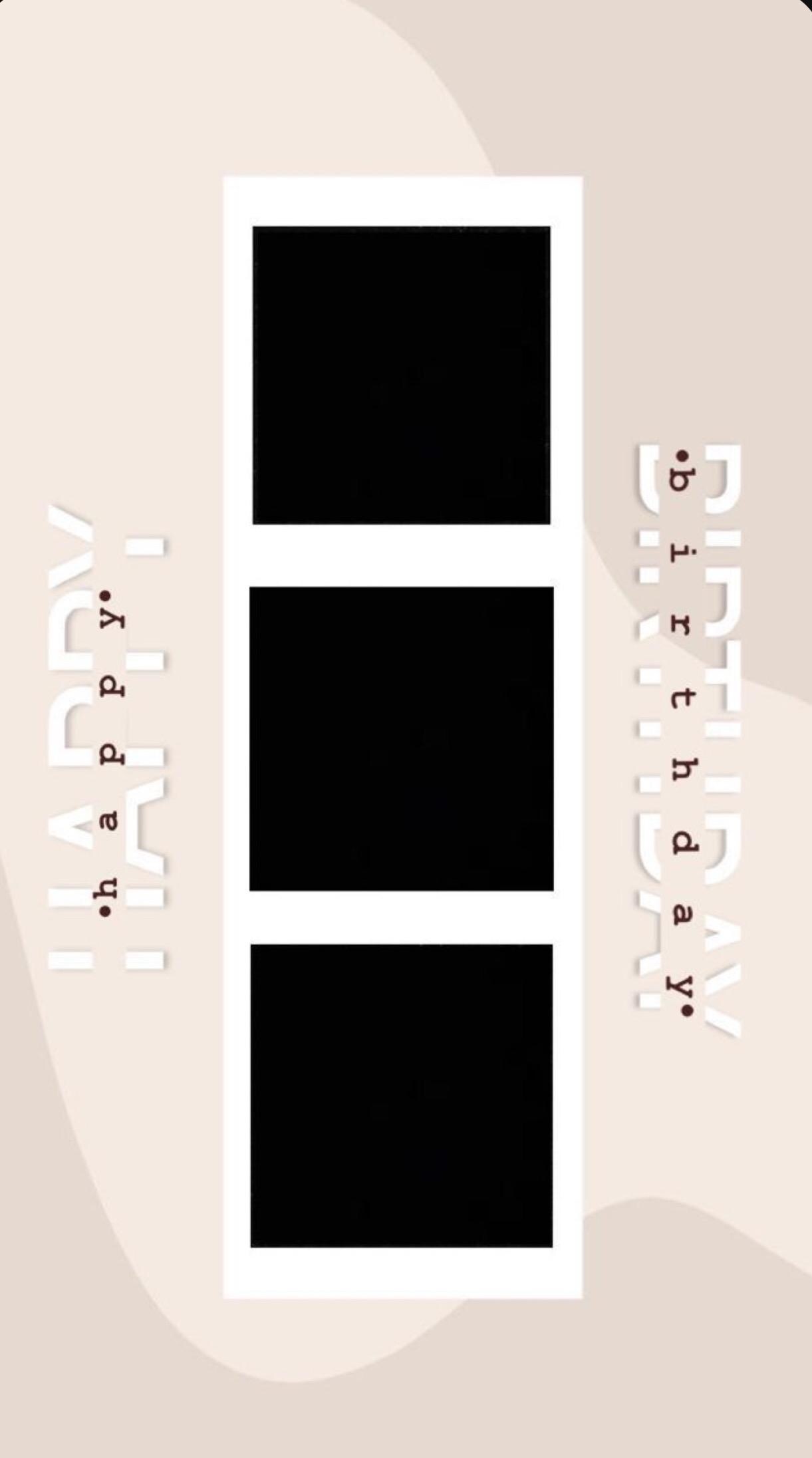 Birthday Post Template or Memories Template - Etsy