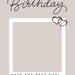 Birthday Post Template or Memories Template - Etsy