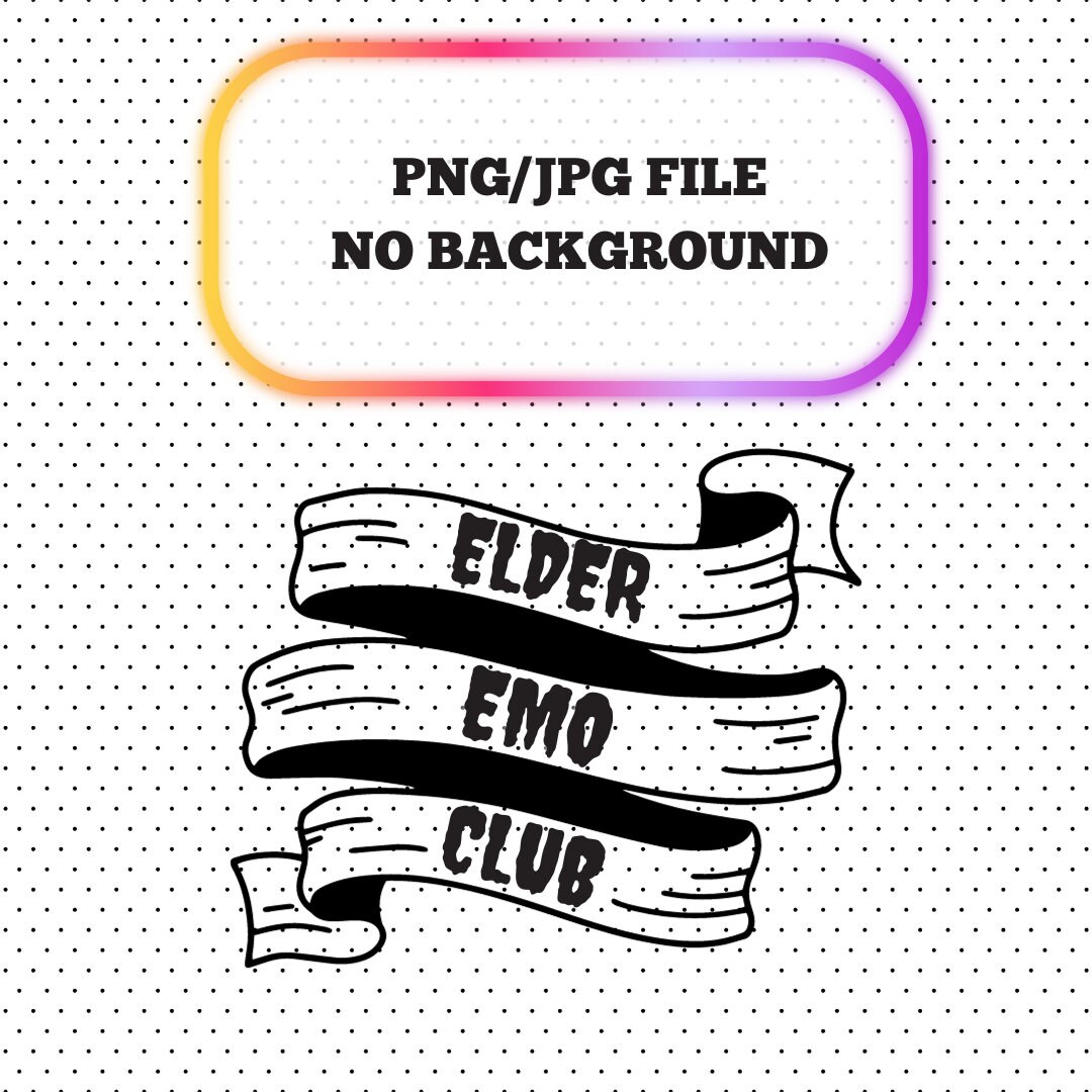Elder Emo Club Digital Download, Wwwy, Emo, Instant Download File, Emo ...