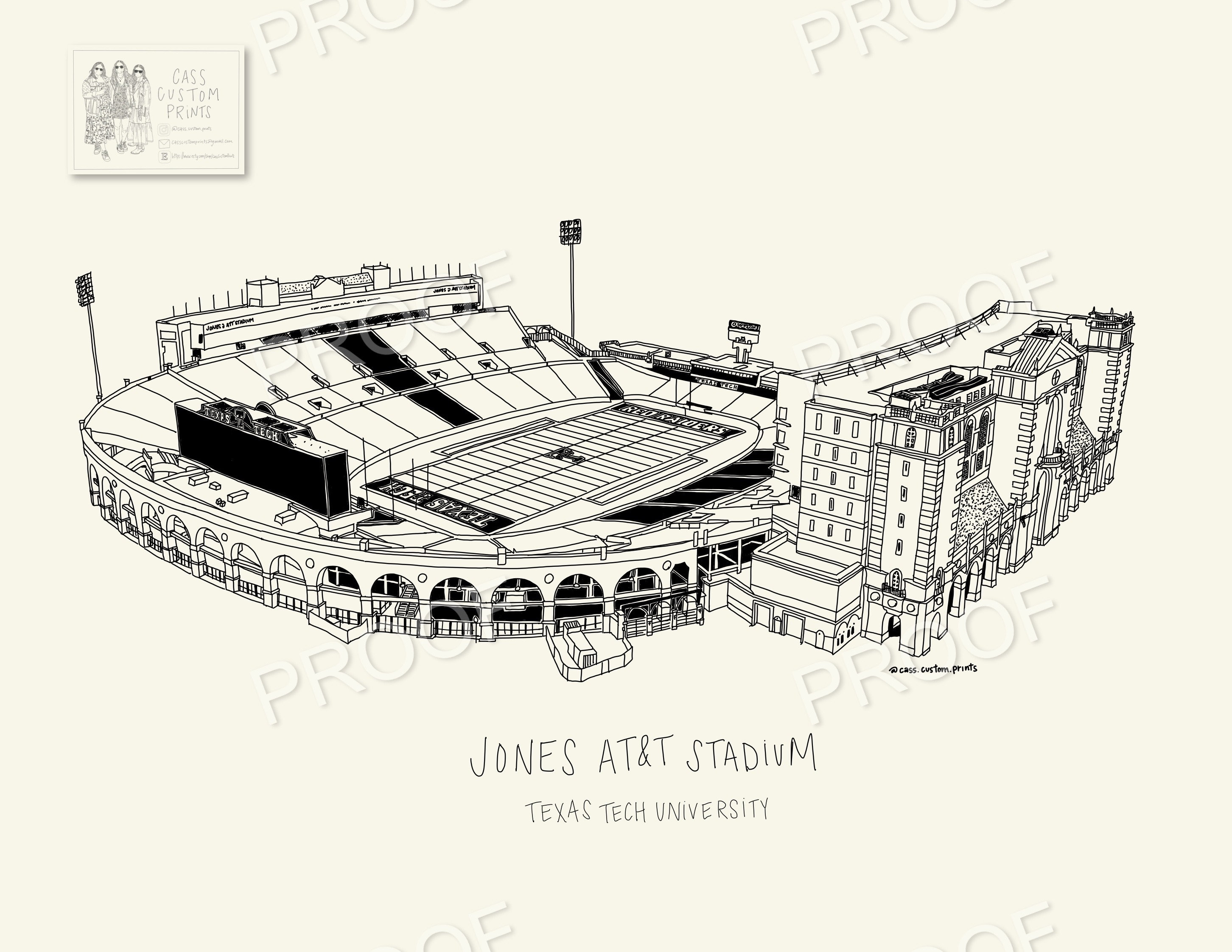 CUSTOM Stadium *digital Download* Art Print - Etsy