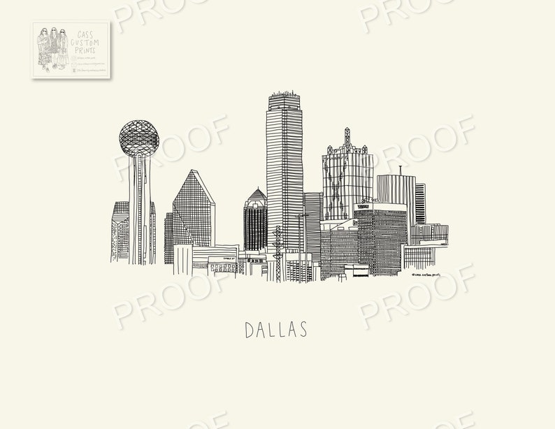 Dallas Cityscape *digital Download* - Etsy