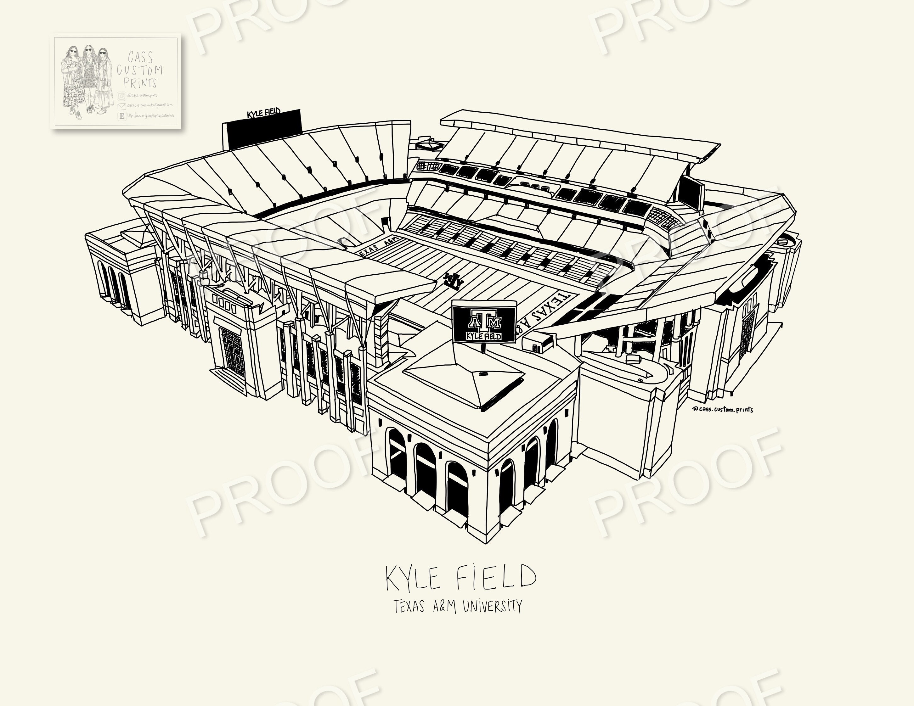 CUSTOM Stadium *digital Download* Art Print - Etsy
