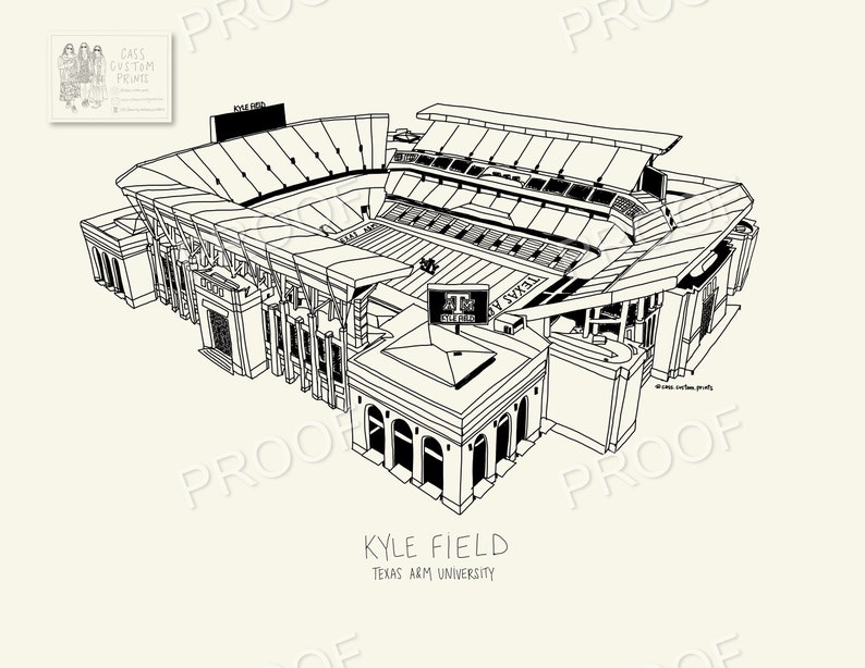 Texas A&M Kyle Field Stadium *digital Download* - Etsy
