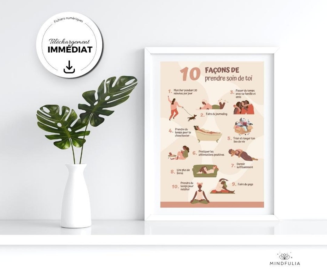 Poster 10 Ways to Take Care of Yourself Personal Development Poster ...