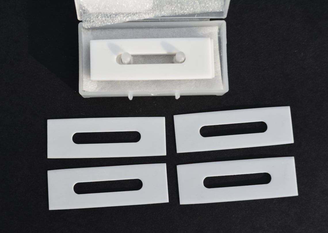 57mm X 19mm CERAMIC Slotted Slitter Blade (.4mm Thick) “slotted ...