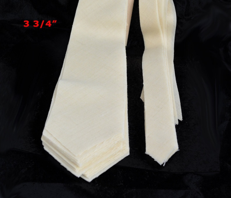 PRE-CUT 3 3/4 Wide Medium Weight Necktie Interfacing / Interlining, 100 ...