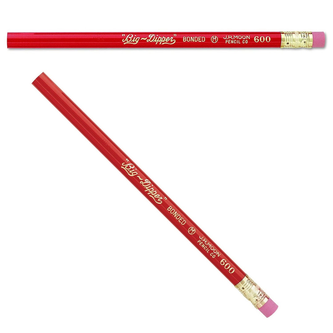 J.R. Moon Pencil Company BIG DIPPER 600 Jumbo Pencil W/ERASER #2 ...