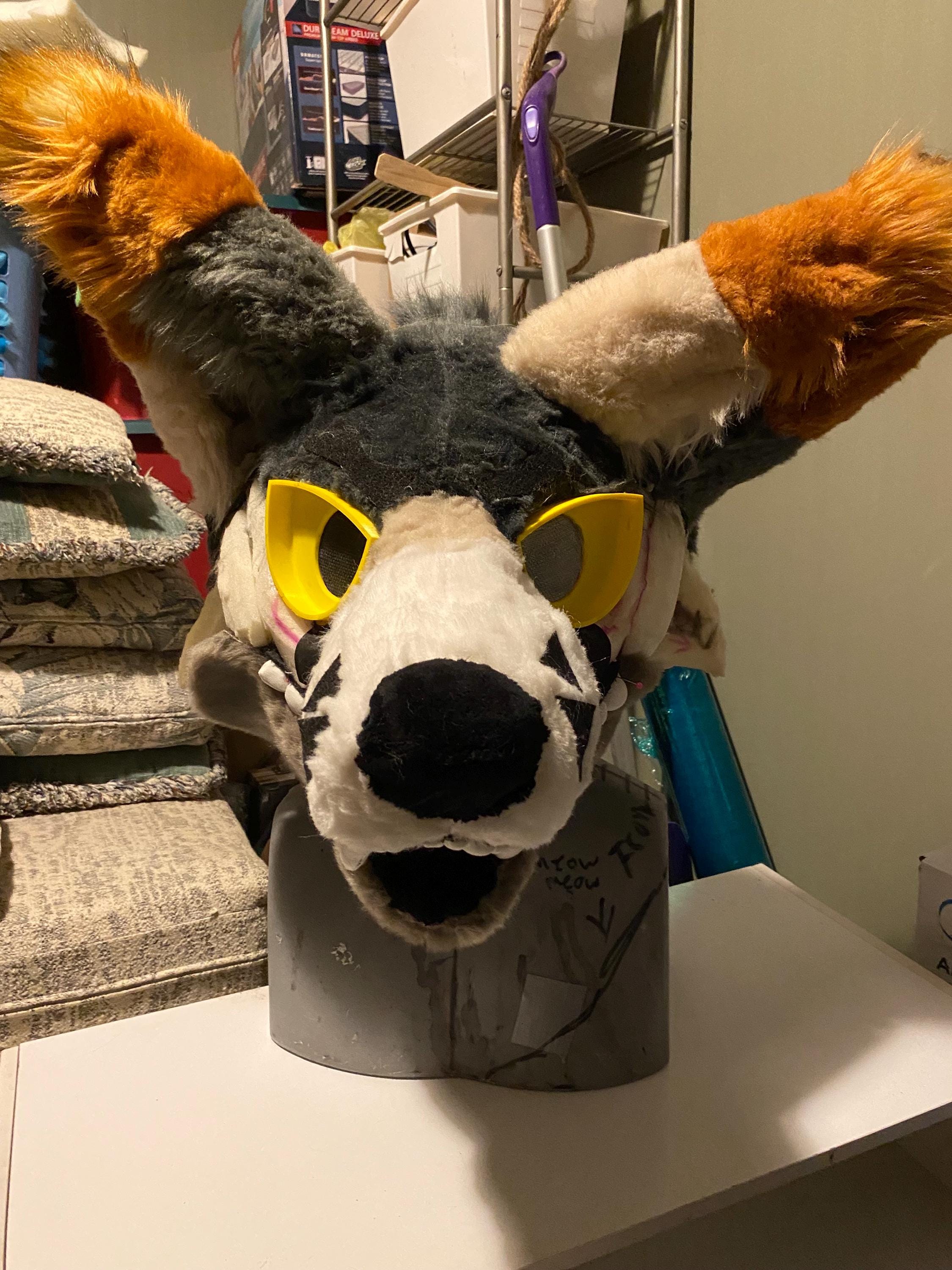 Mq Unfinished Kq Fursuit Head - Etsy