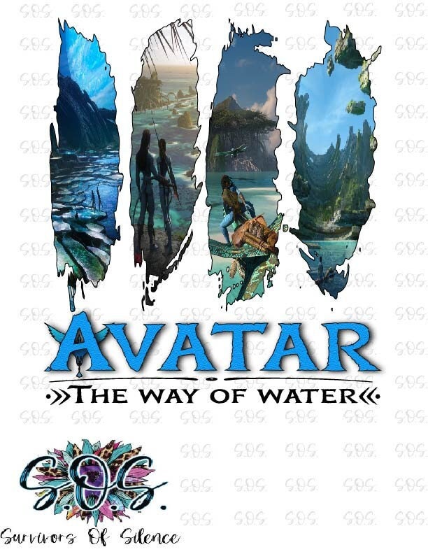 Avatar 2 the Way of Water PNG, SVG, Avatar, Sublimation, Digital ...