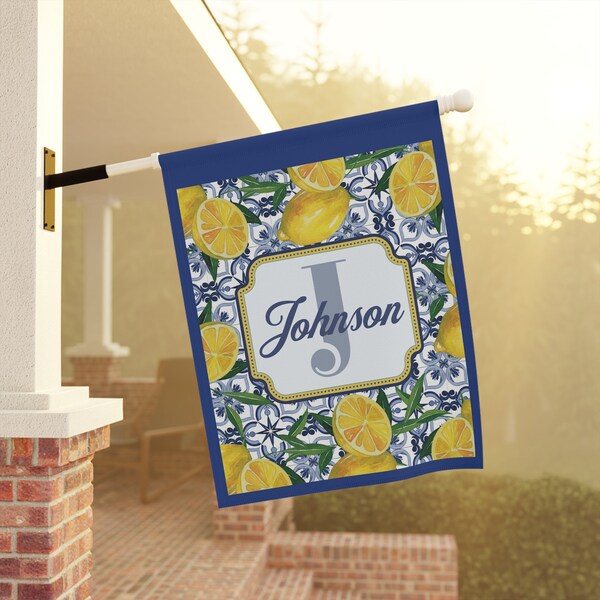 Monogram Garden Flag - Etsy