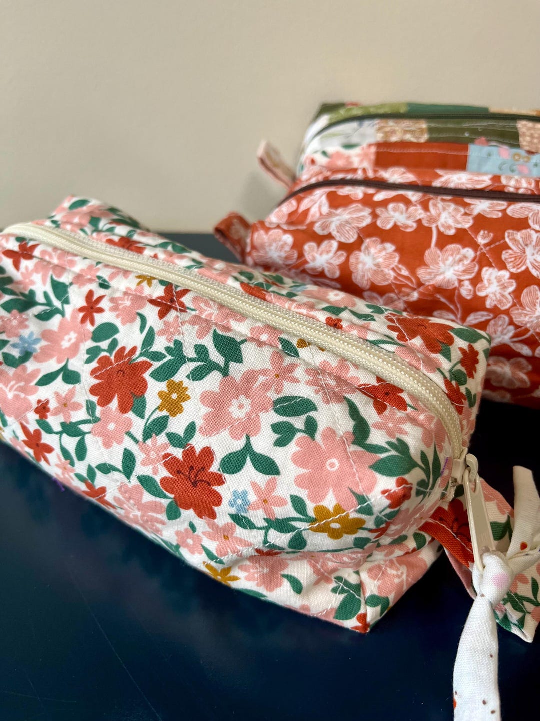 Zipper Pouch, Pouch, Handmade Pouch, Quilted Pouch, Patchwork Pouch ...