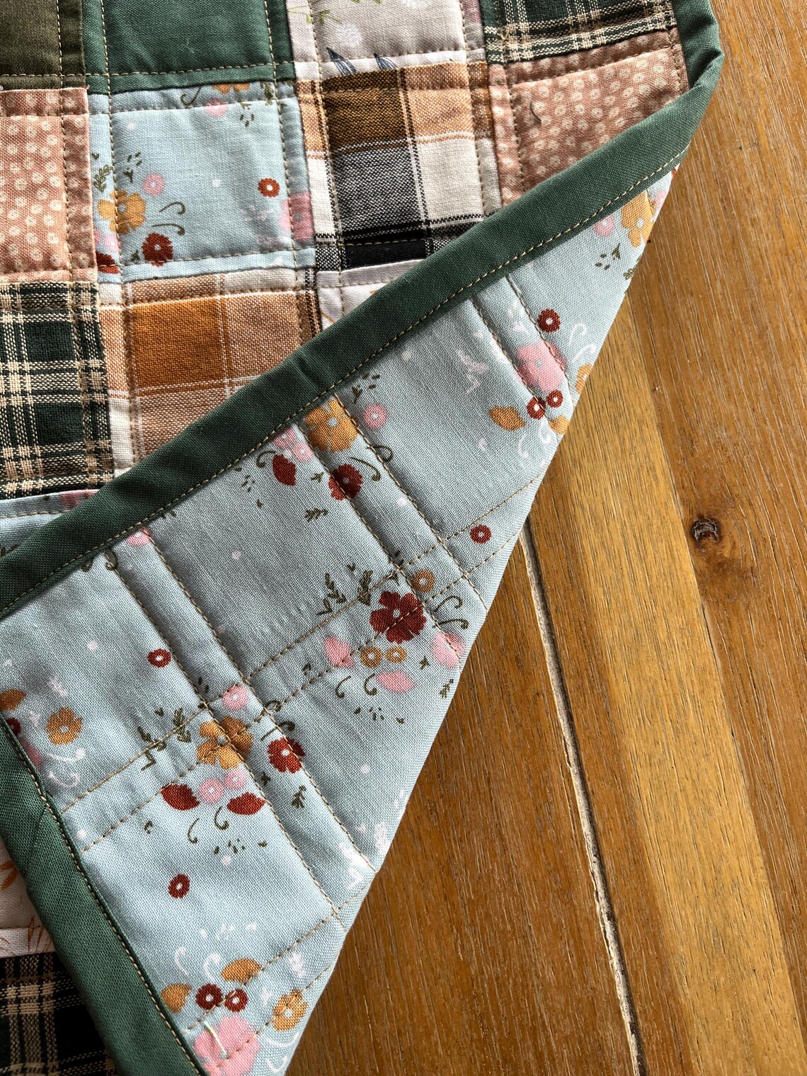 Patchwork Placemat, Mini Quilt, Home Deco, Placemat, Quilted Mat, Gift ...