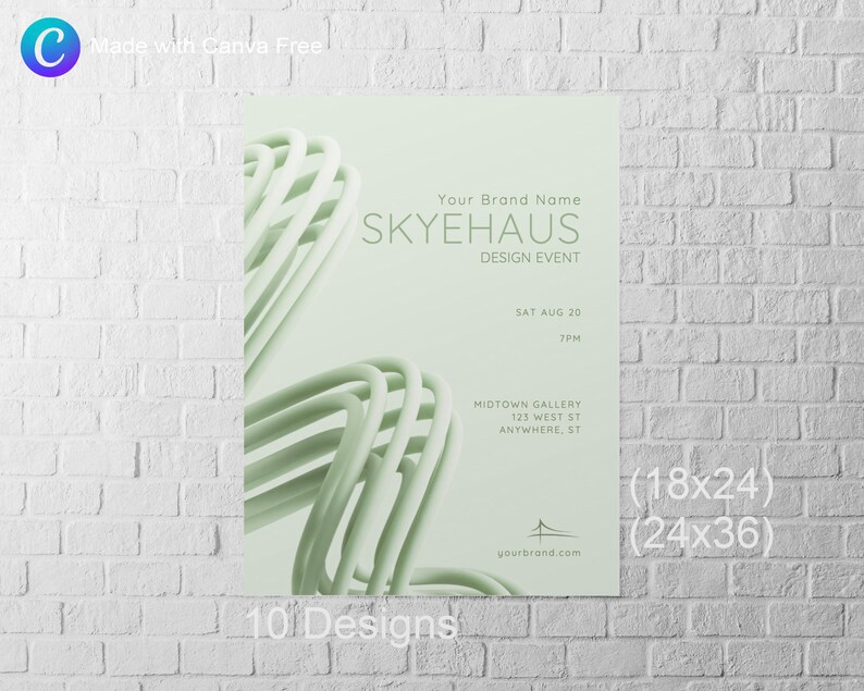 10 Editable Modern Design Poster Templates Event Poster Template Party ...