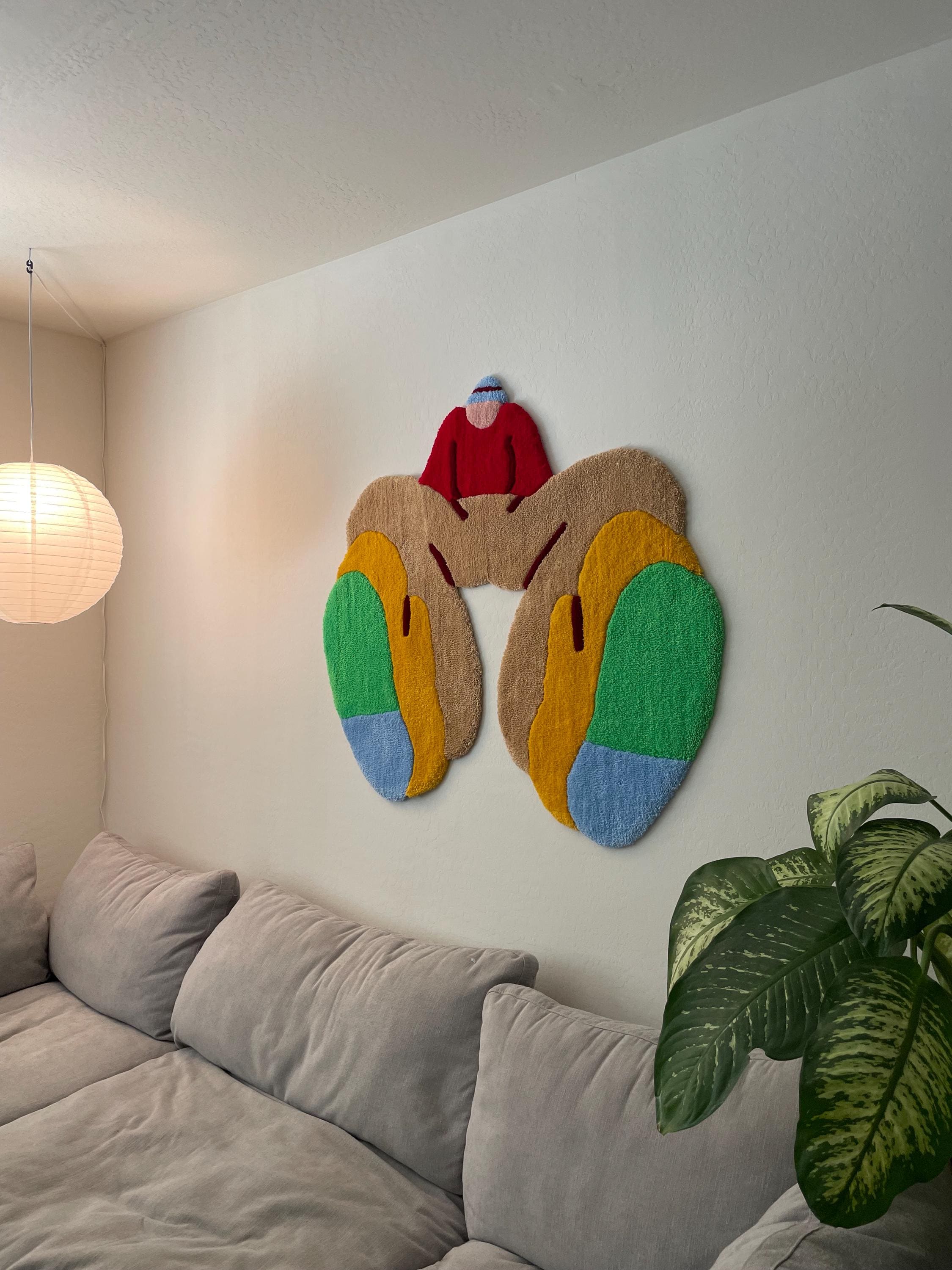 Groovy Man Tufted Wall Art - Etsy