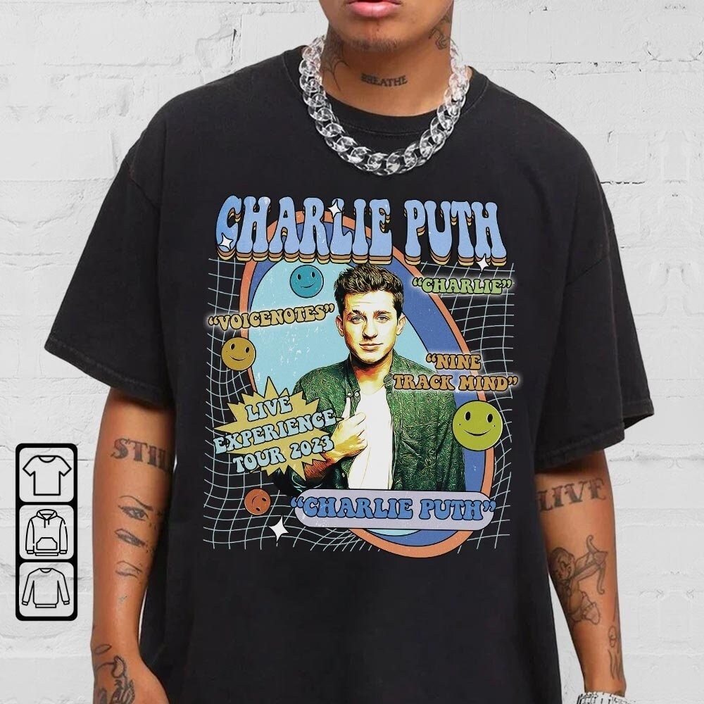 Charlie Puth Music Shirt Album Vintage Graphic Y2K 90s Live - Etsy
