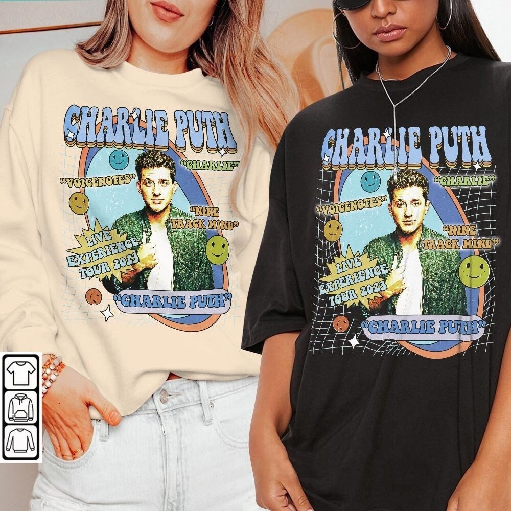 Charlie Puth Music Shirt Album Vintage Graphic Y2K 90s Live - Etsy