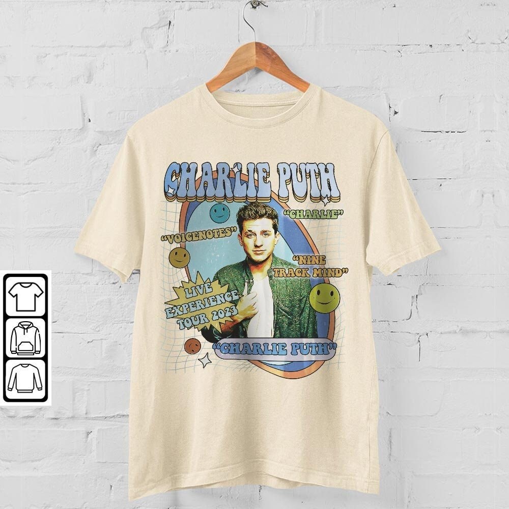 Charlie Puth Music Shirt Album Vintage Graphic Y2K 90s Live - Etsy
