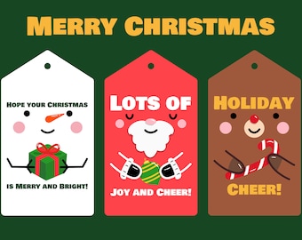 3x5 Christmas Gift Tags, 12 Designs in All - Etsy