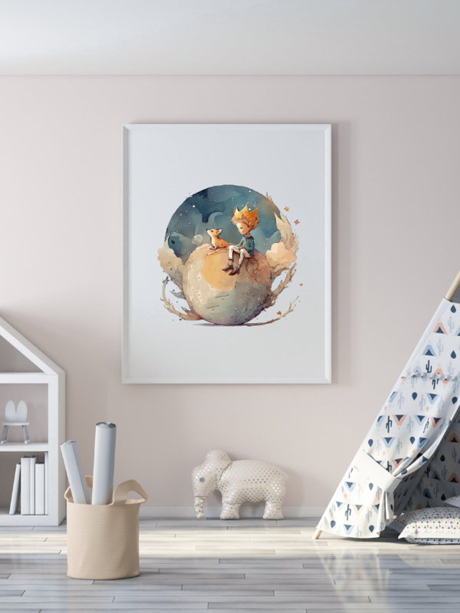 Little Prince Clipart | Water Color Illustrations | Instant Digital ...