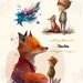 Little Prince Clipart | Water Color Illustrations | Instant Digital ...
