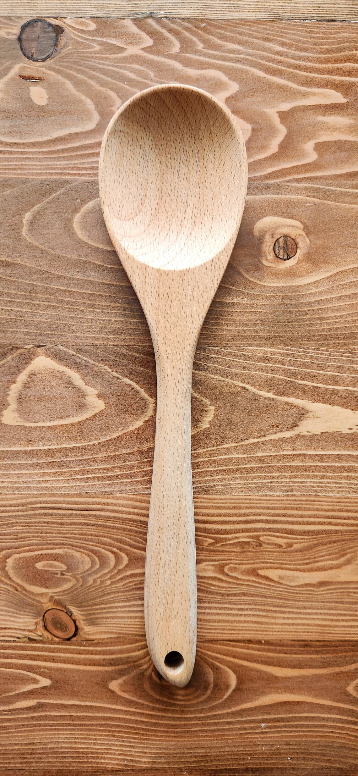 Wooden Spoon With Wood Burning Moon Design - Etsy