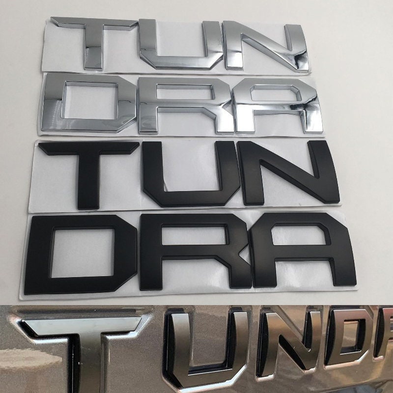 Toyota 2014-20 TUNDRA Tailgate Badges Emblem Letter Emblems - Etsy