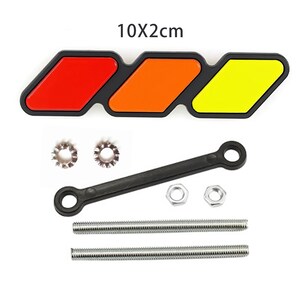 Tri-color Grille Badge TRD Emblem for TRD PRO Off-road 4X4 Toyota ...